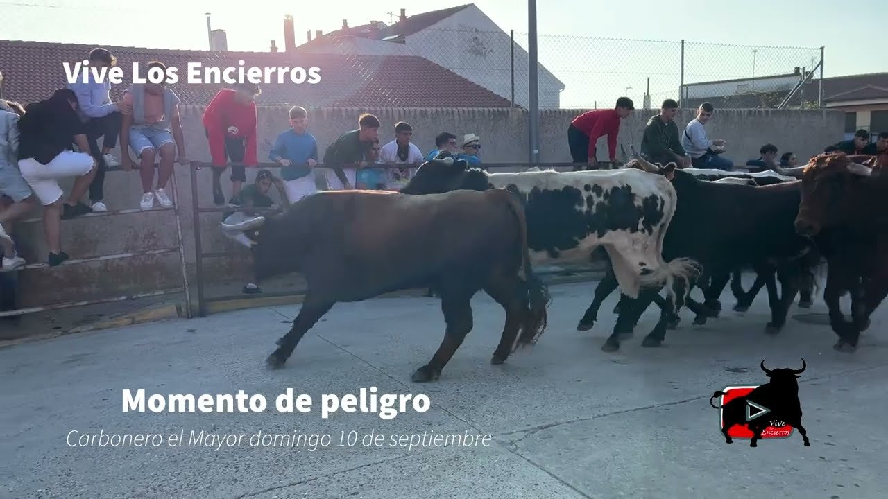 Momento de peligro encierro Carbonero el Mayor | Vive Los Encierros